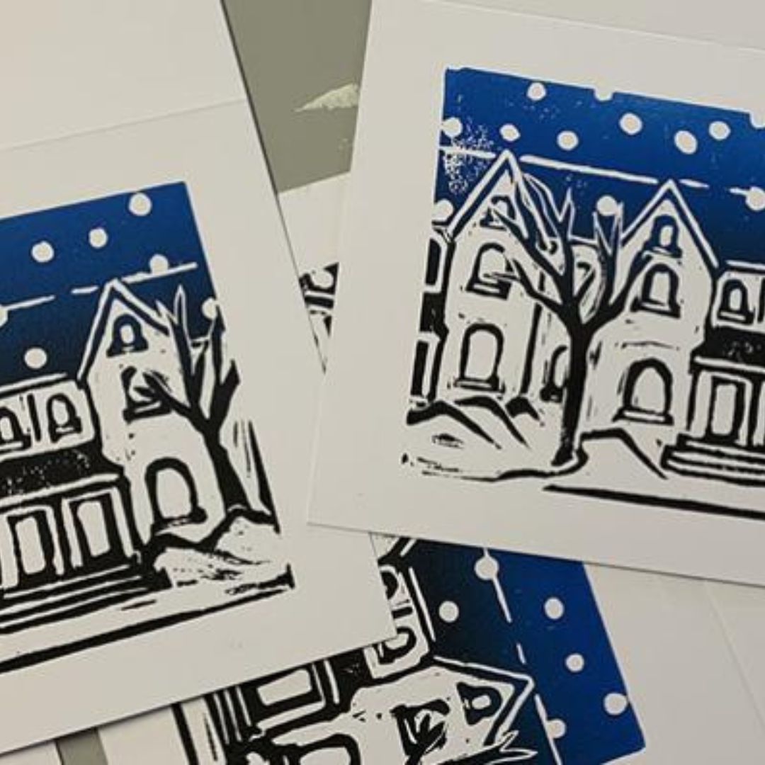 Printmaking Holiday Card Workshop - Visit Oakville