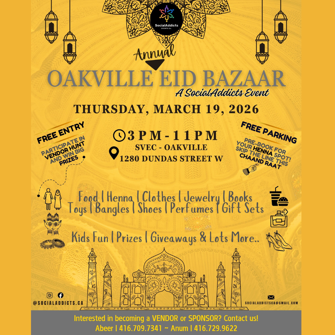 Oakville Eid Bazaar - Visit Oakville